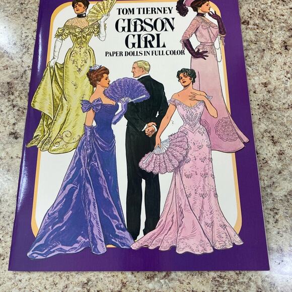 Vintage | Other | Vintage Tom Tierney Gibson Girl Paper Dolls In Full ...